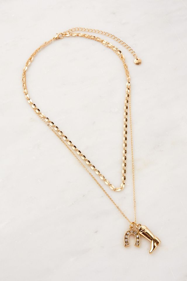 Cowboy Chain Multilayer Necklace | Urban Outfitters UK