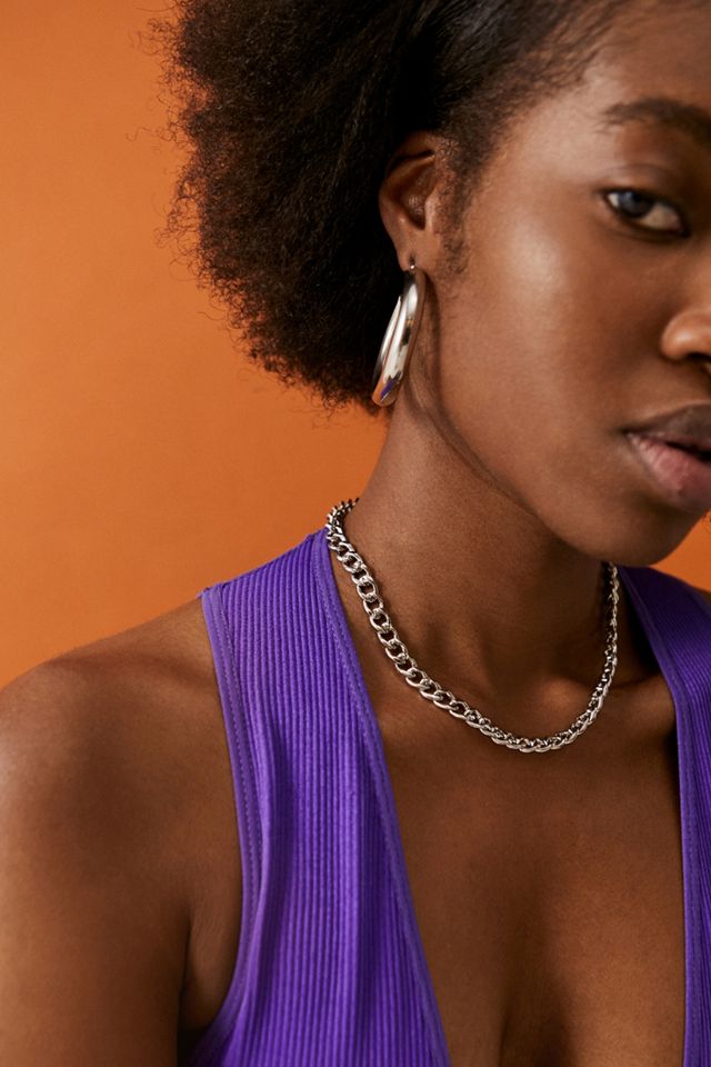 MIXED PAVE CHAIN | Urban Outfitters UK