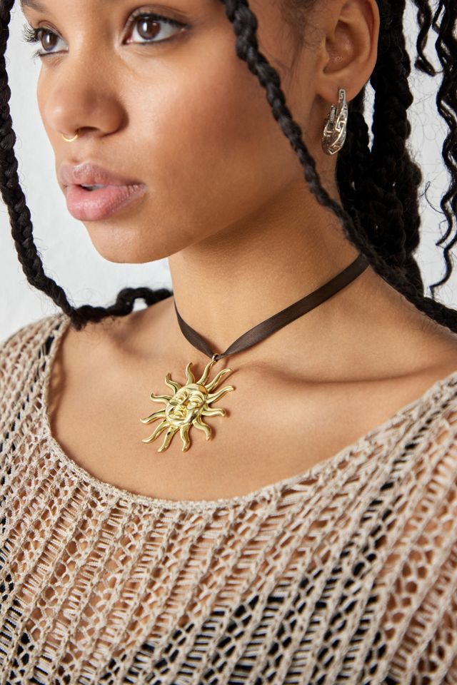 Eyland Jewellery Sol Sun Necklace | Urban Outfitters UK