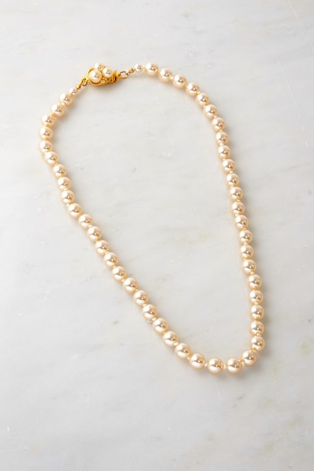Susan Caplan Vintage Faux Pearl Necklace | Urban Outfitters UK