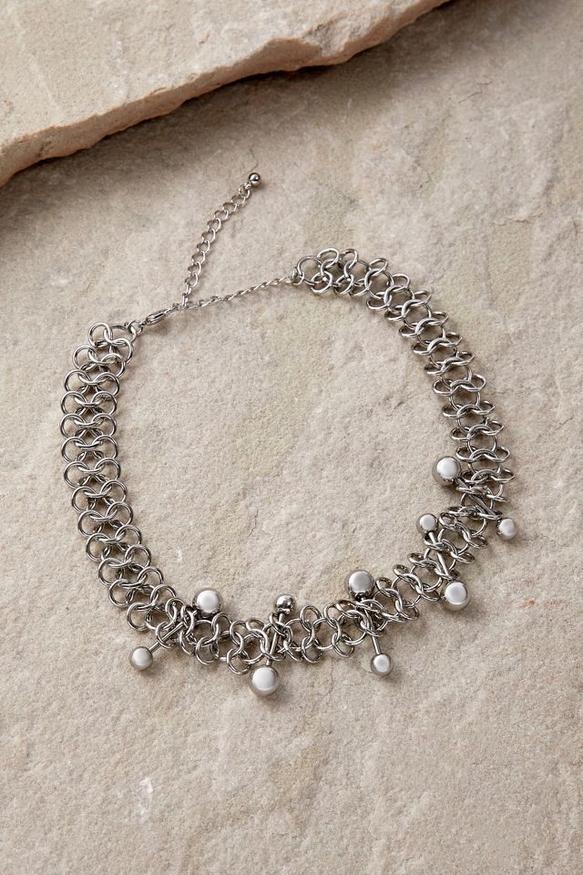 Silence + Noise Pierced Lattice Choker | Urban Outfitters UK