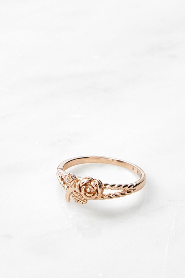 REGALROSE Dearest Rose 18K Gold-Plated Ring | Urban Outfitters UK