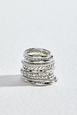 Silence + Noise Stacking Rings 10-Pack | Urban Outfitters UK