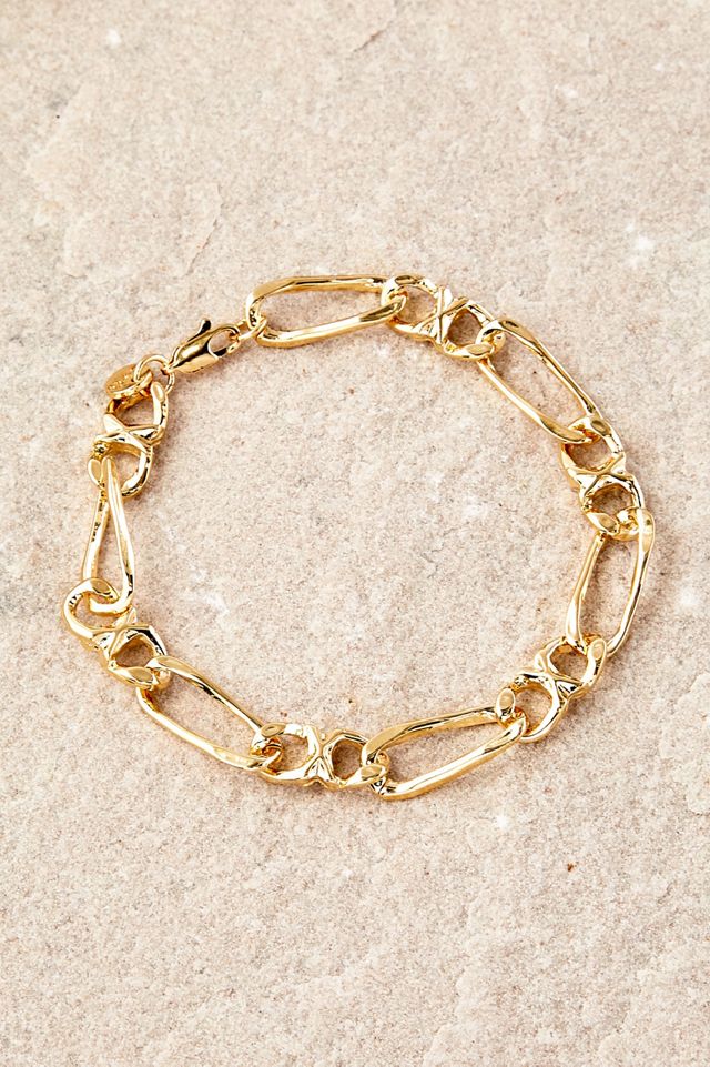 Silence + Noise Plated Infinity Link Chain Bracelet | Urban Outfitters UK