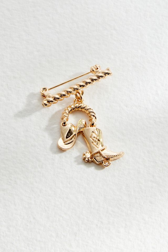 Silence + Noise Western Charm Brooch | Urban Outfitters UK
