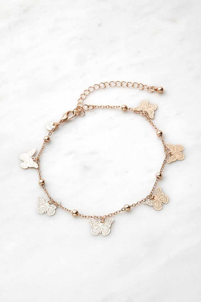Butterfly Anklet | Urban Outfitters UK