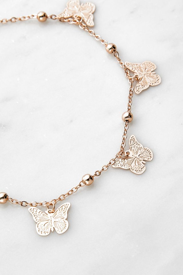 Butterfly Anklet | Urban Outfitters UK