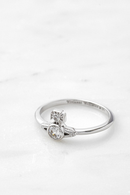 Vivienne westwood london orb ring silver store