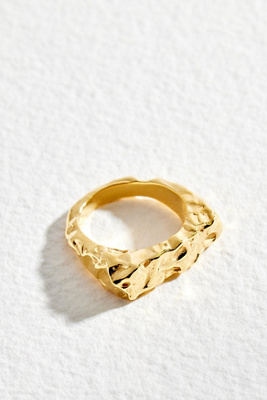 Billie Grand Hot Mess Gold Vermeil Ring | Urban Outfitters UK