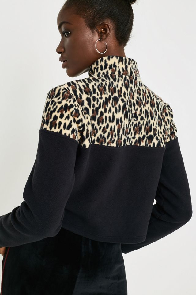 FILA Sabora Leopard Print Zip-Through Track Top | Urban Outfitters UK