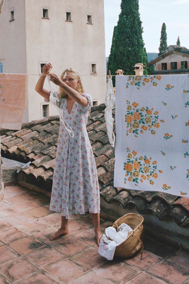 Faithfull La Marca Maggie Midi Vestido | Urban Outfitters ES
