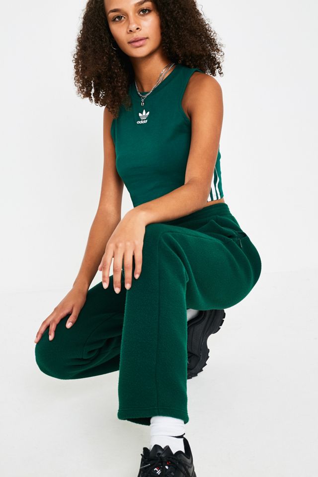 adidas Originals Green Crop Vest | Urban Outfitters UK