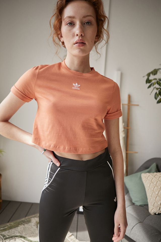 adidas Rust Cropped T-Shirt | Urban Outfitters UK