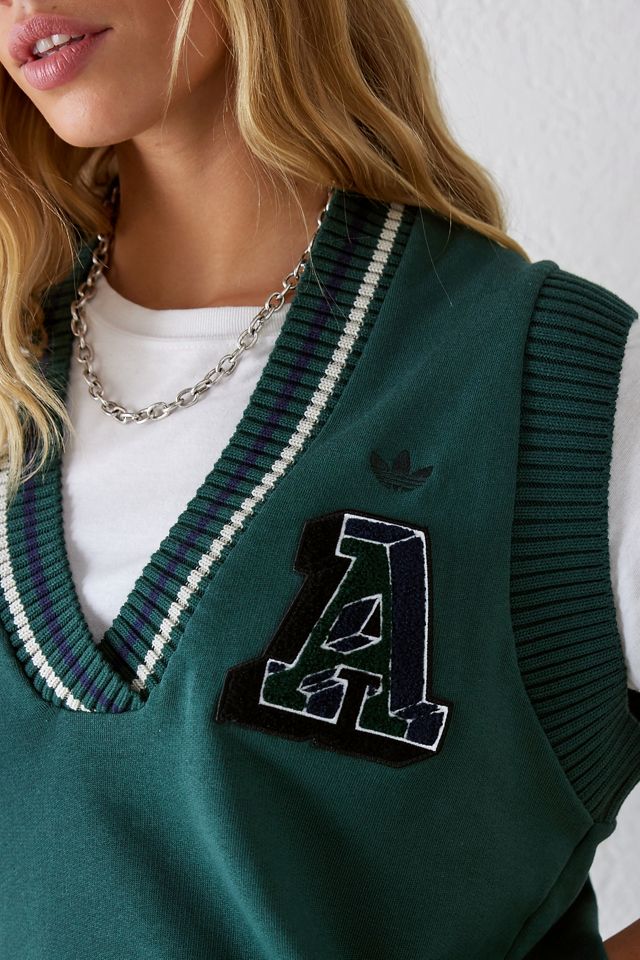 adidas Green Knit Vest | Urban Outfitters UK