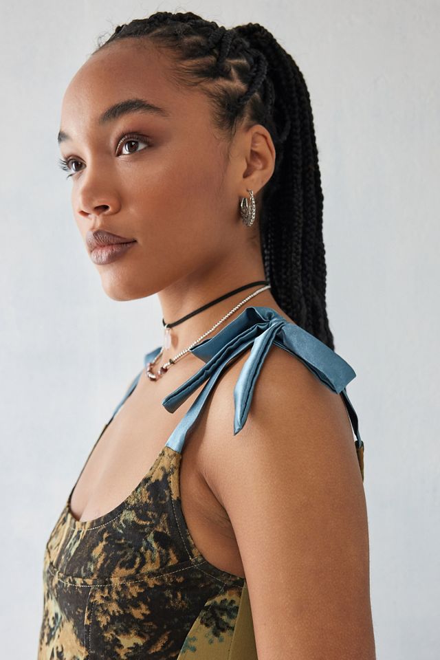 Motel – Korsett-Top „Jatmi“ mit Waldprint | Urban Outfitters DE