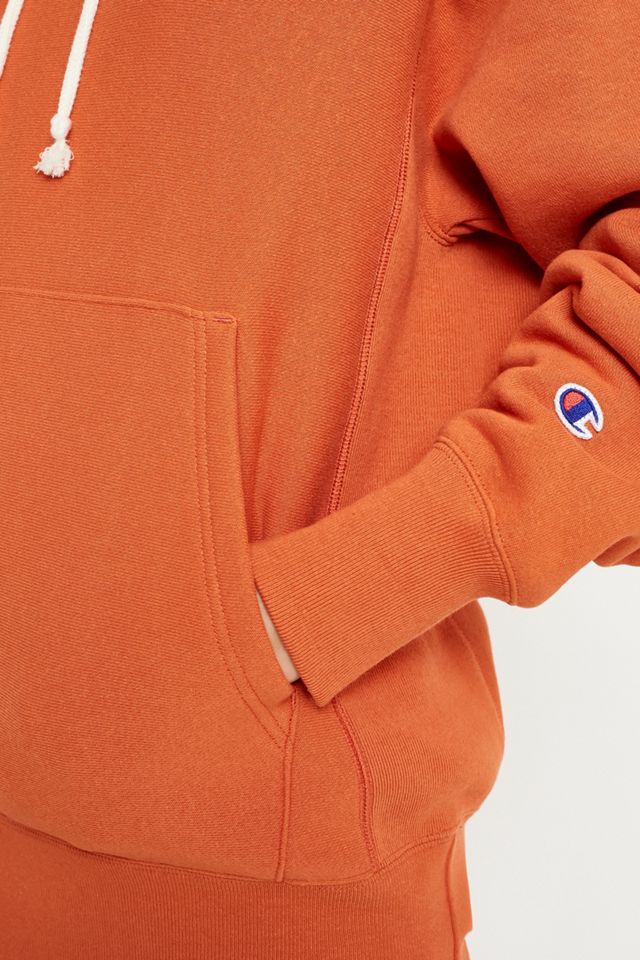 Champion Rust Logo Hoodie | Urban Outfitters DE