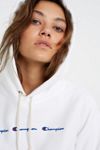 Champion UO Exclusive Triple Script Logo Hoodie | Urban Outfitters UK