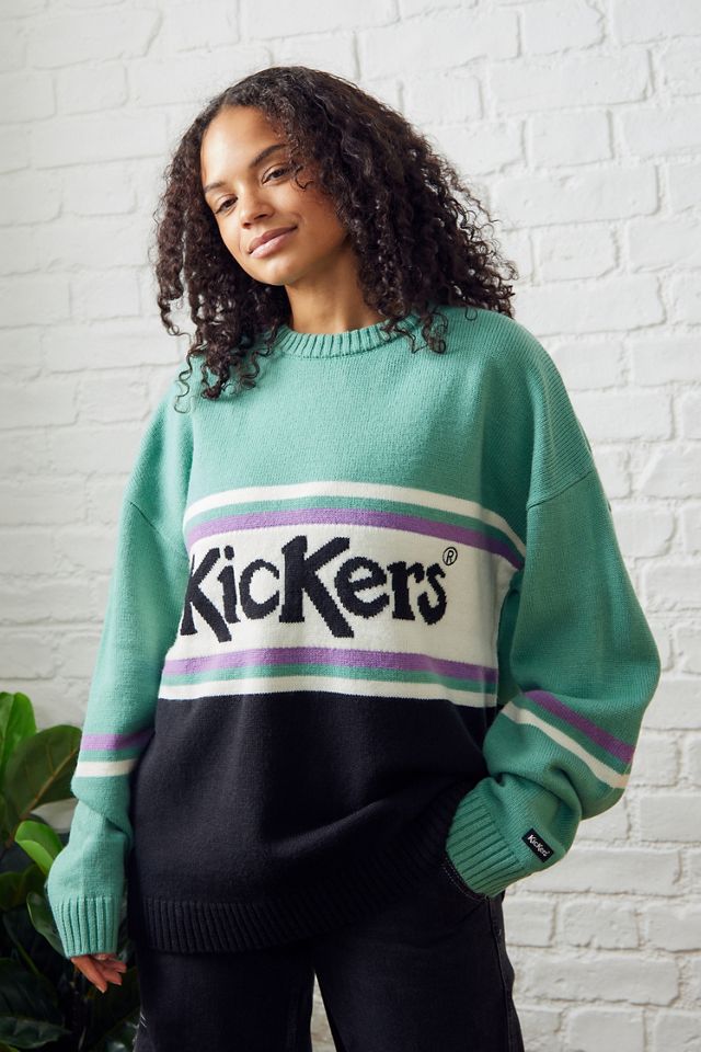 Kickers UO Exclusive Striped Cropped Knit Jumper | Urban Outfitters UK
