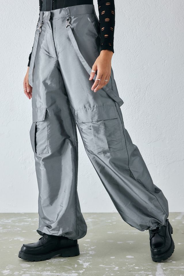 The Ragged Priest Silver Warehouse Pants | Urban Outfitters UK