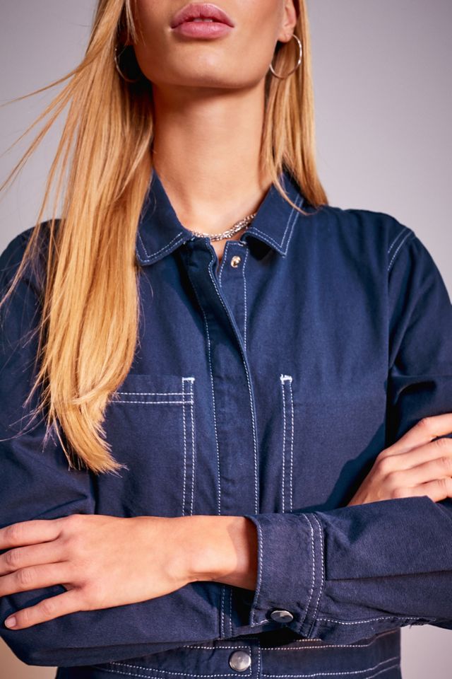 Markey by LF Markey Navy Classic Boilersuit | Urban Outfitters UK