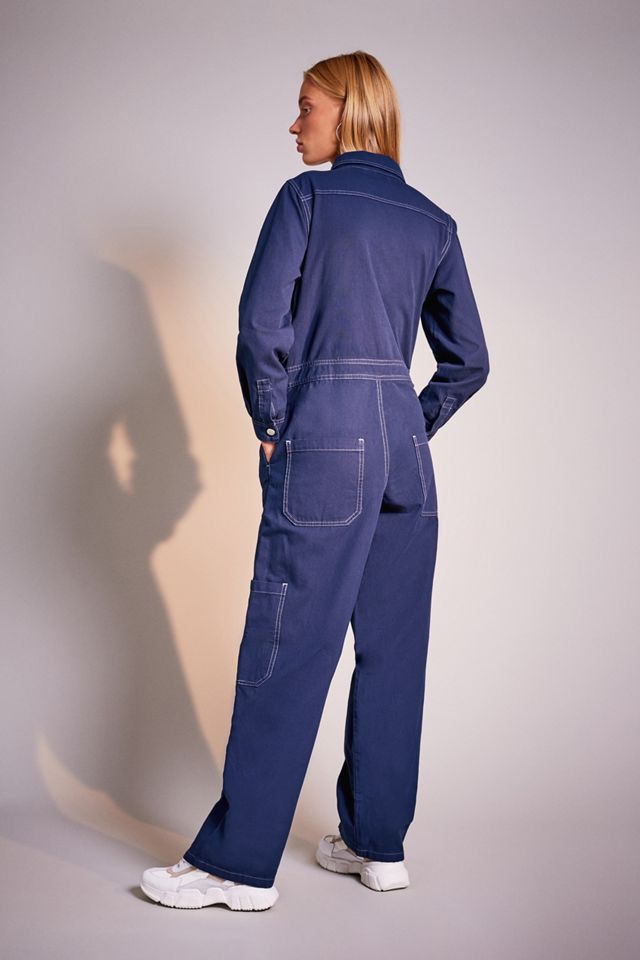 Markey by LF Markey Navy Classic Boilersuit | Urban Outfitters UK
