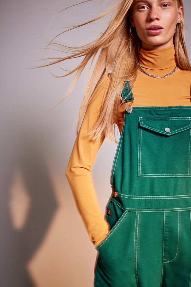 Markey by LF Markey Green Canvas Dungarees | Urban Outfitters UK