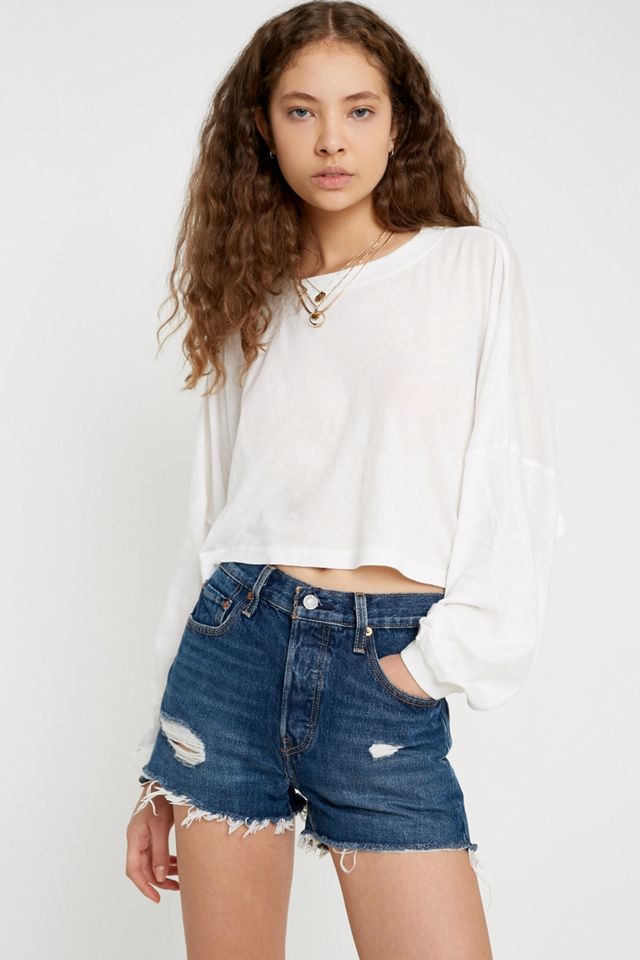 Levi’s 501 Silver Lake High-Rise Denim Shorts | Urban Outfitters UK