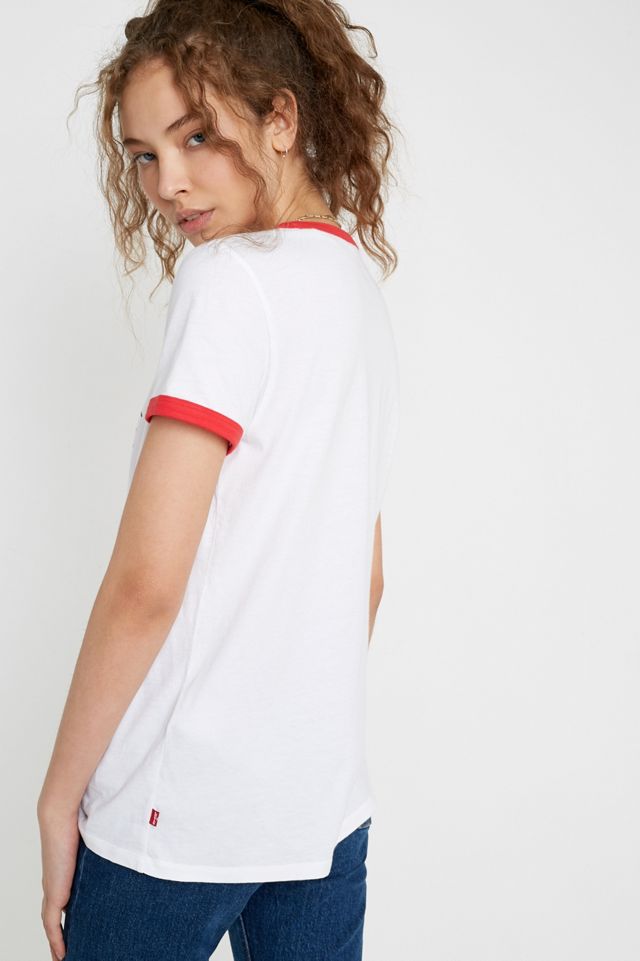 Levi's X Hello Kitty Ringer T-Shirt | Urban Outfitters UK