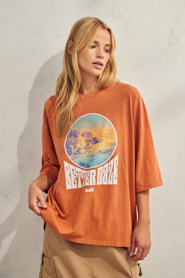 Levi's Rust Better Daze Graphic T-Shirt | Urban Outfitters UK