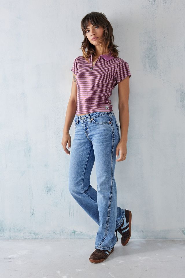 Levis Blue Noughties Bootcut Jeans Urban Outfitters Uk