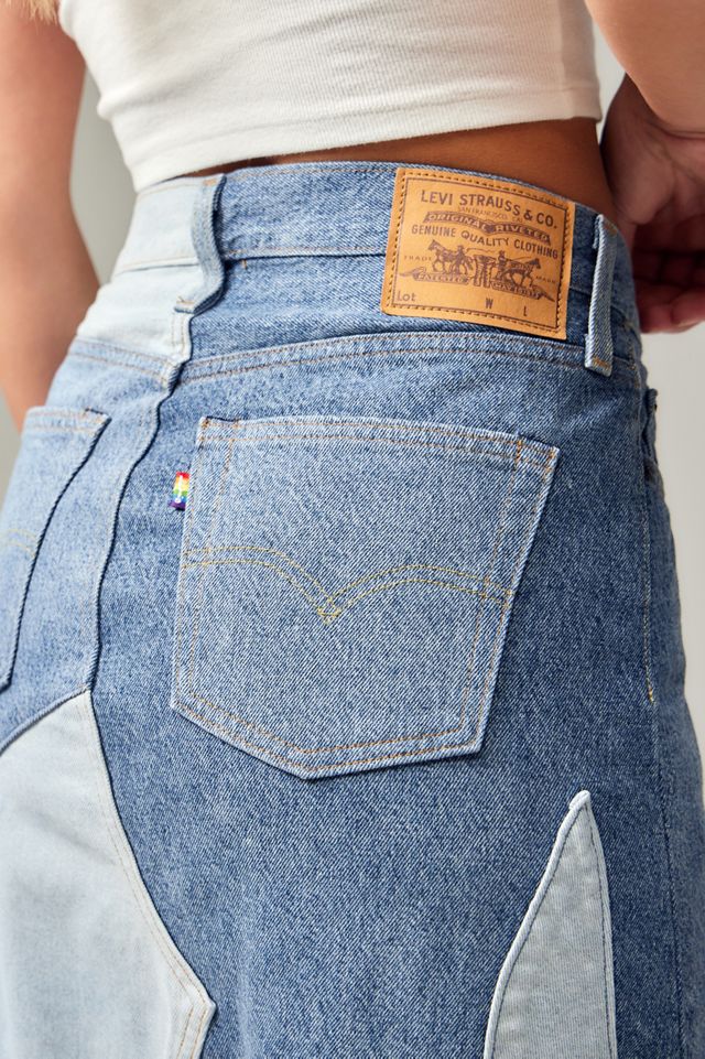 Levi's Icon Giddy Up Maxi Skirt | Urban Outfitters UK