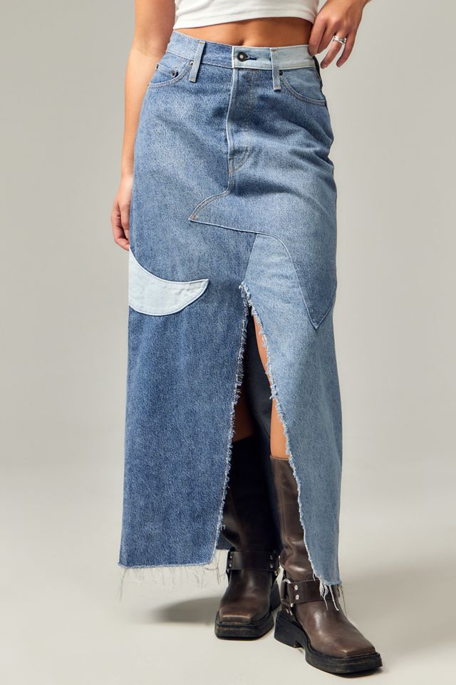 Levi's Icon Giddy Up Maxi Skirt | Urban Outfitters UK