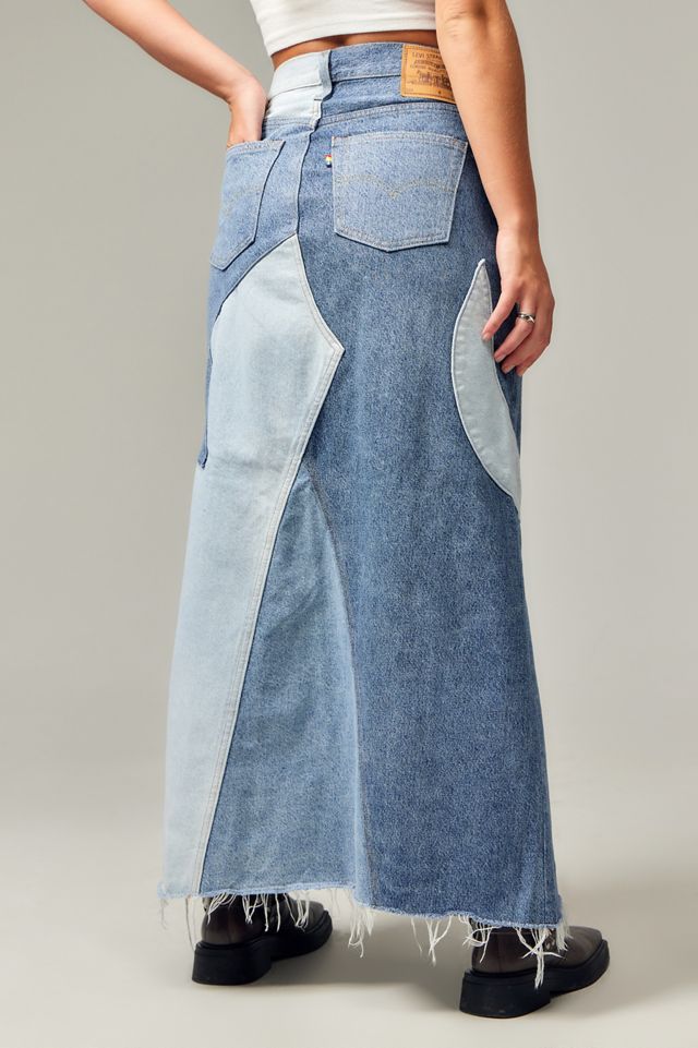 Levi's Icon Giddy Up Maxi Skirt | Urban Outfitters UK