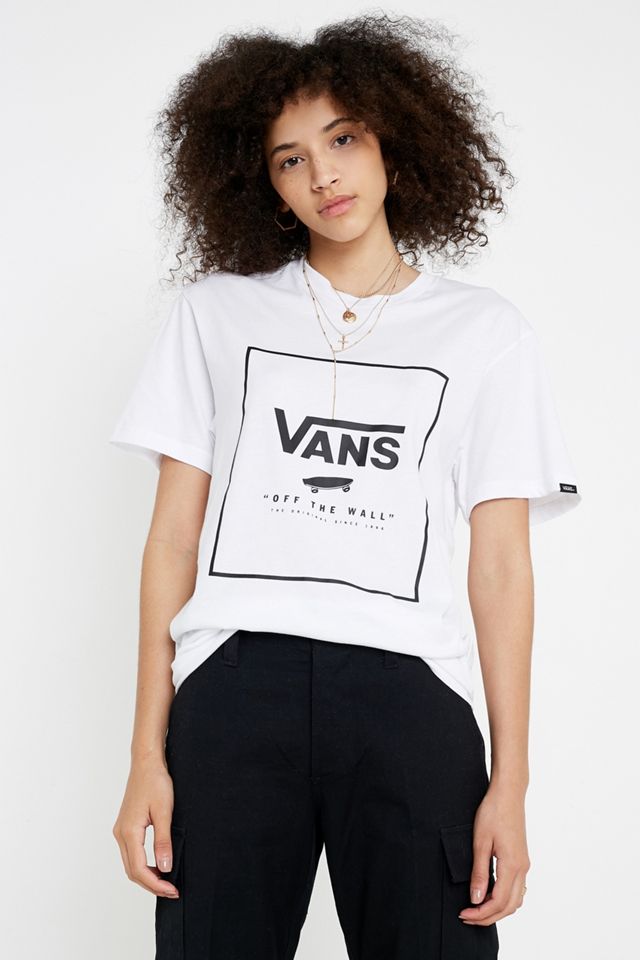 Vans Box Logo T-Shirt | Urban Outfitters UK