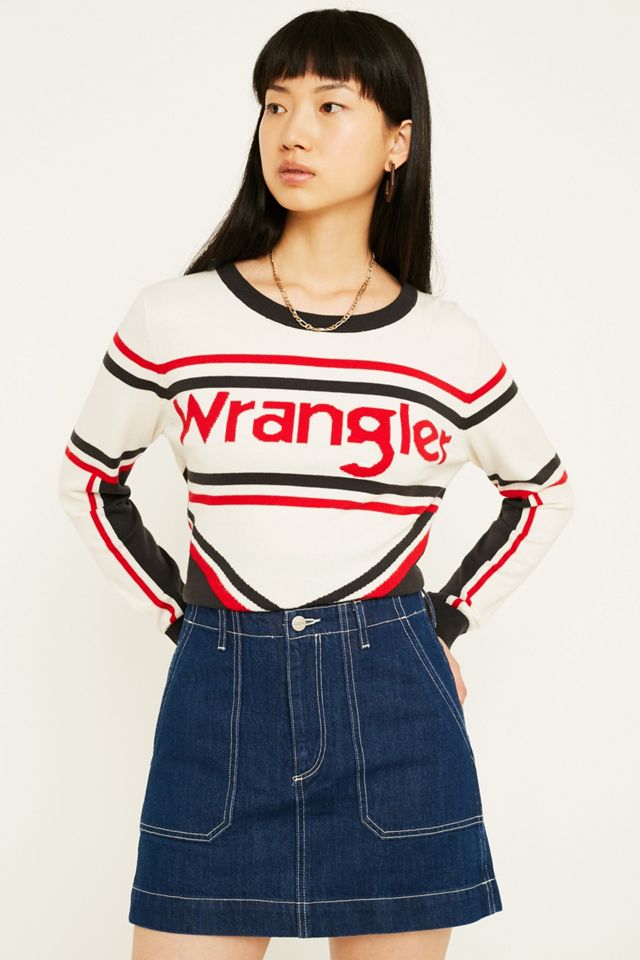 Wrangler Knit Cheer Jumper | Urban Outfitters UK