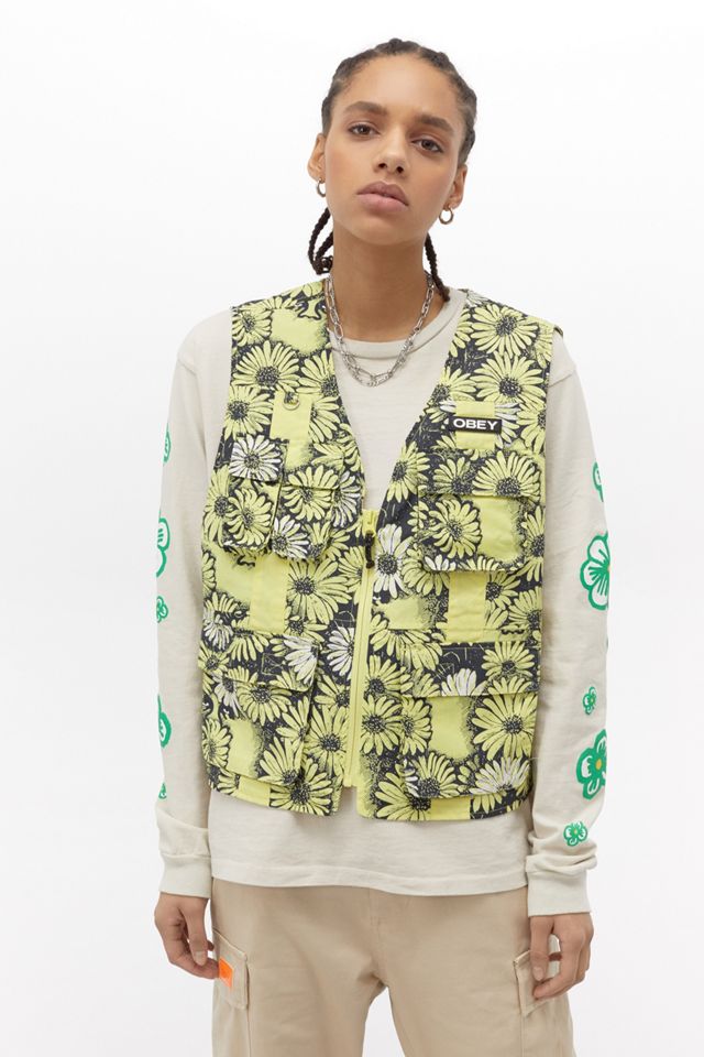 OBEY Daisy Utility Gilet | Urban Outfitters UK