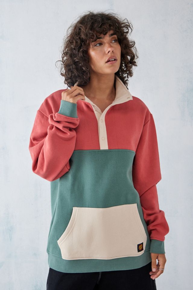Santa Cruz Crew Classic Dot Label Sweatshirt | Urban Outfitters UK