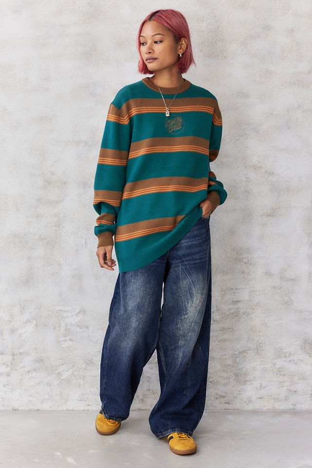 Santa Cruz Seacliff Knitted Crew Jumper | Urban Outfitters UK