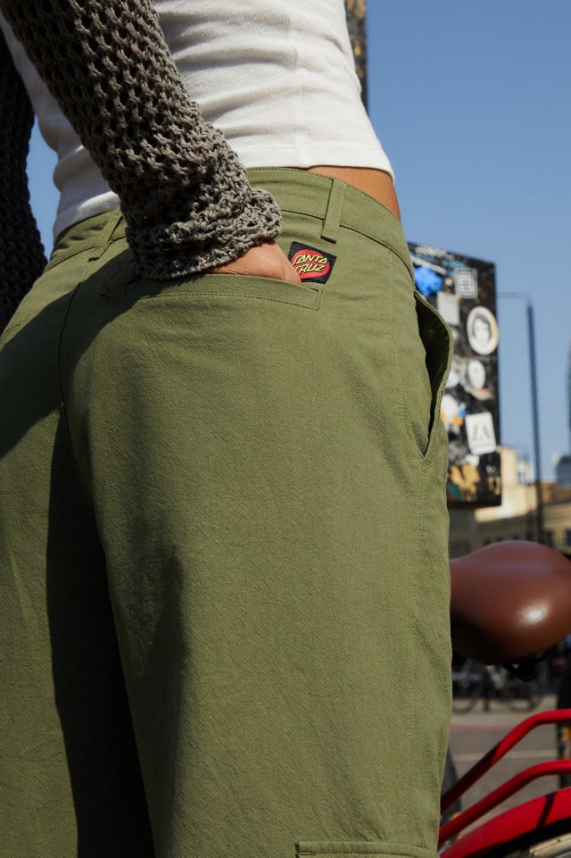 Santa Cruz Nolan Khaki Cargo Slouch Pant | Urban Outfitters UK