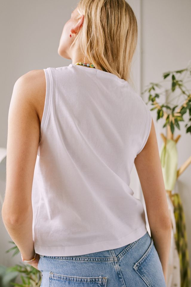 Calvin Klein Cotton Logo Tank Top | Urban Outfitters UK