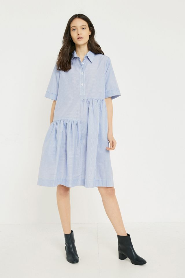 Peter Jensen Asymmetrical Polo Shirt Dress | Urban Outfitters UK