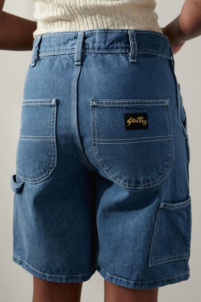Stan Ray Light Denim 80s Painter Shorts | Urban Outfitters UK