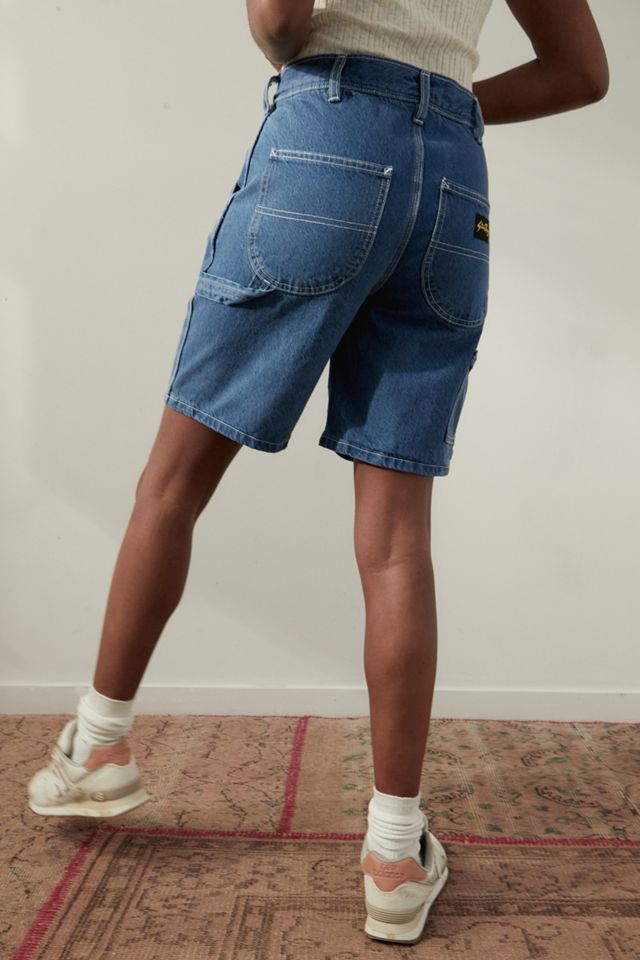 Stan Ray Light Denim 80s Painter Shorts | Urban Outfitters UK