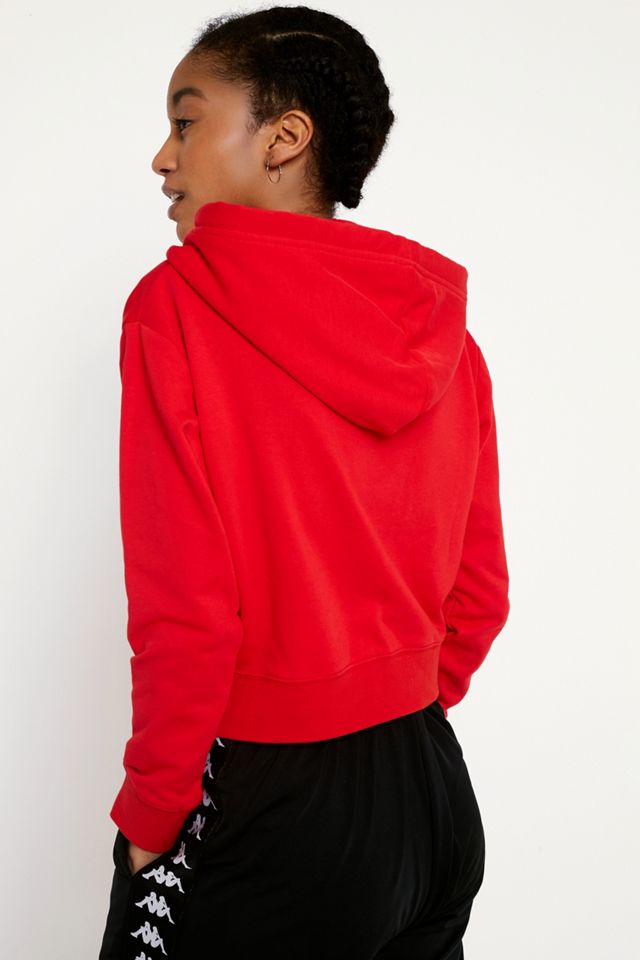 Kappa Banda Crop Hoodie | Urban Outfitters UK