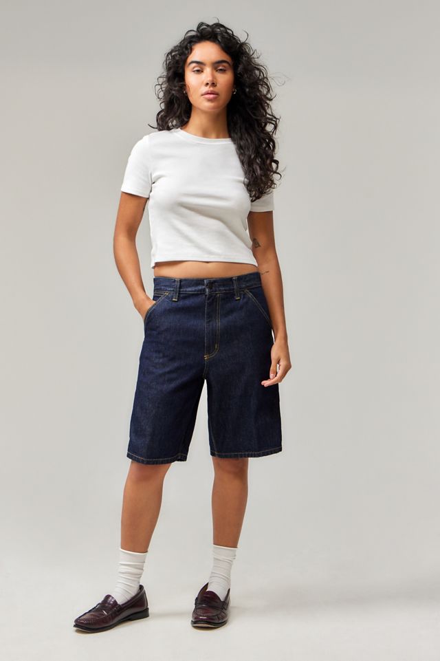 Carhartt WIP Dark Wash Jorts | Urban Outfitters UK