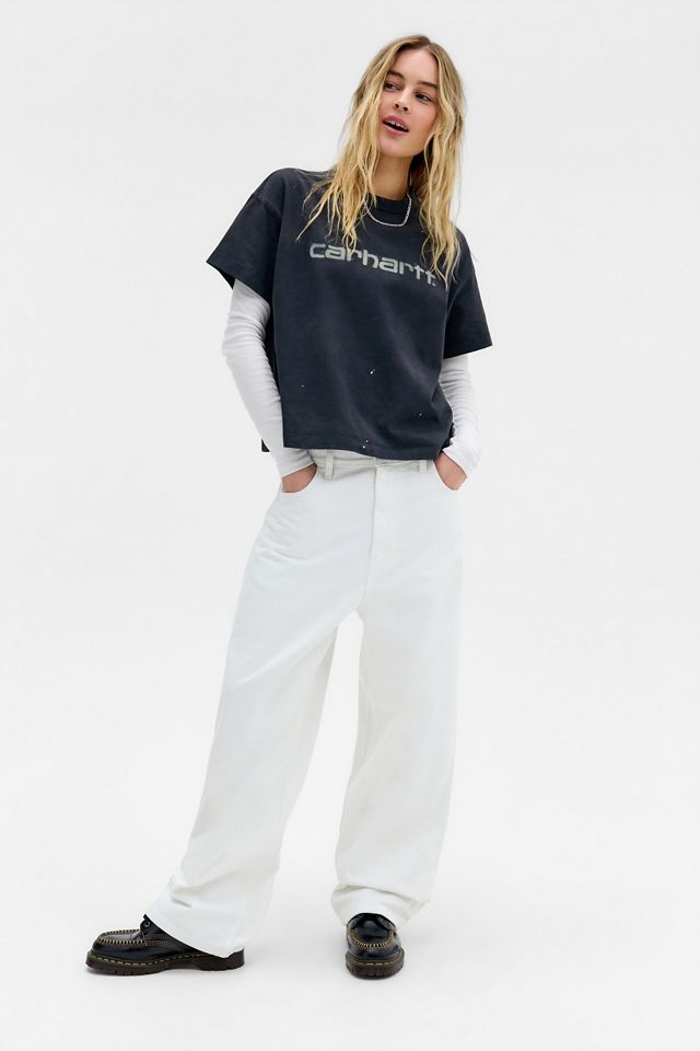 Carhartt WIP White Brandon Jeans | Urban Outfitters UK