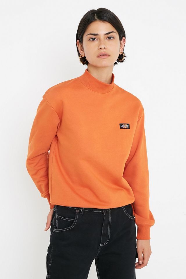 Dickies Bardwell Rust High Neck Sweatshirt | Urban Outfitters UK