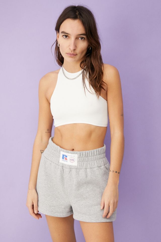 Russel Athletic UO Exclusive Grey Boxer Shorts | Urban Outfitters UK