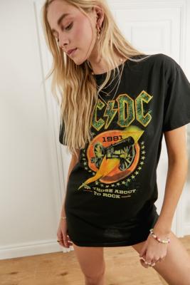 Daisy Street ACDC T-Shirt Dress | Urban Outfitters UK