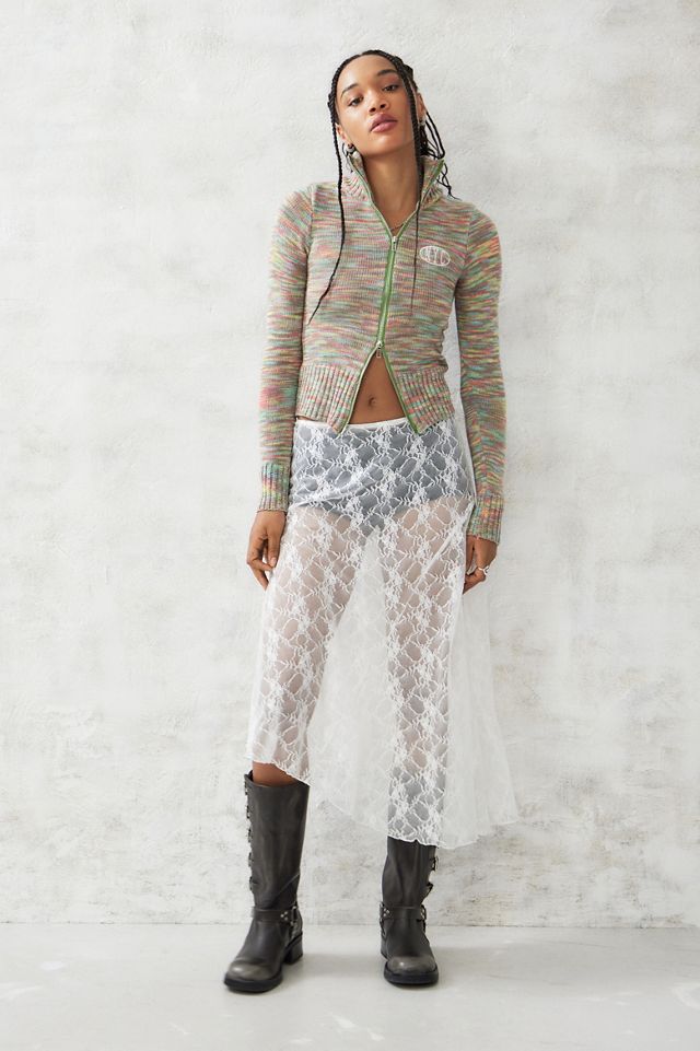 Daisy Street – Gestricktes Trainingsoberteil im Space-Dye-Design ...